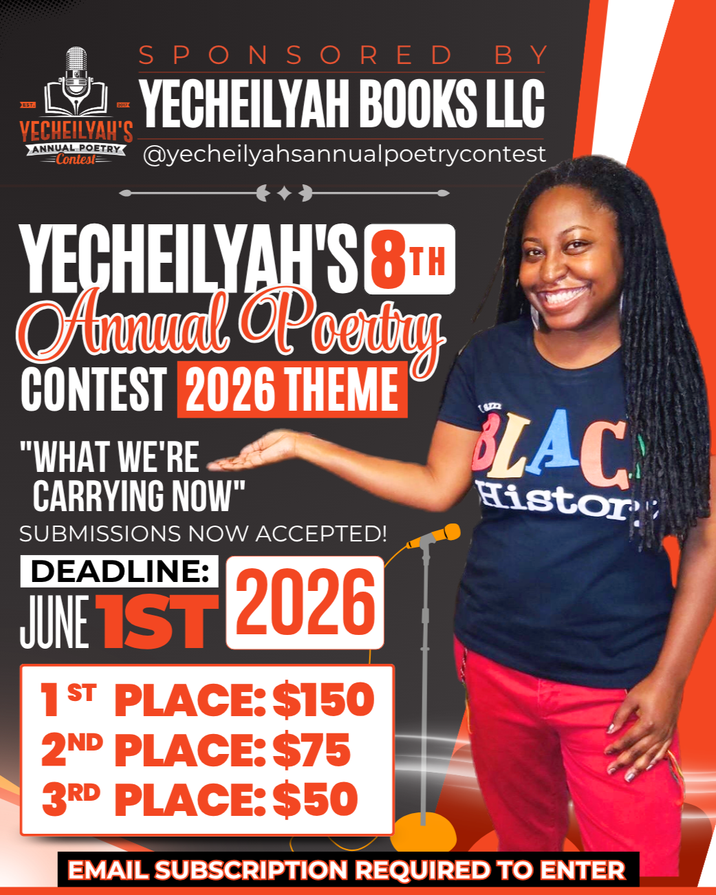 Yecheilyah's Annual Poetry Contest
