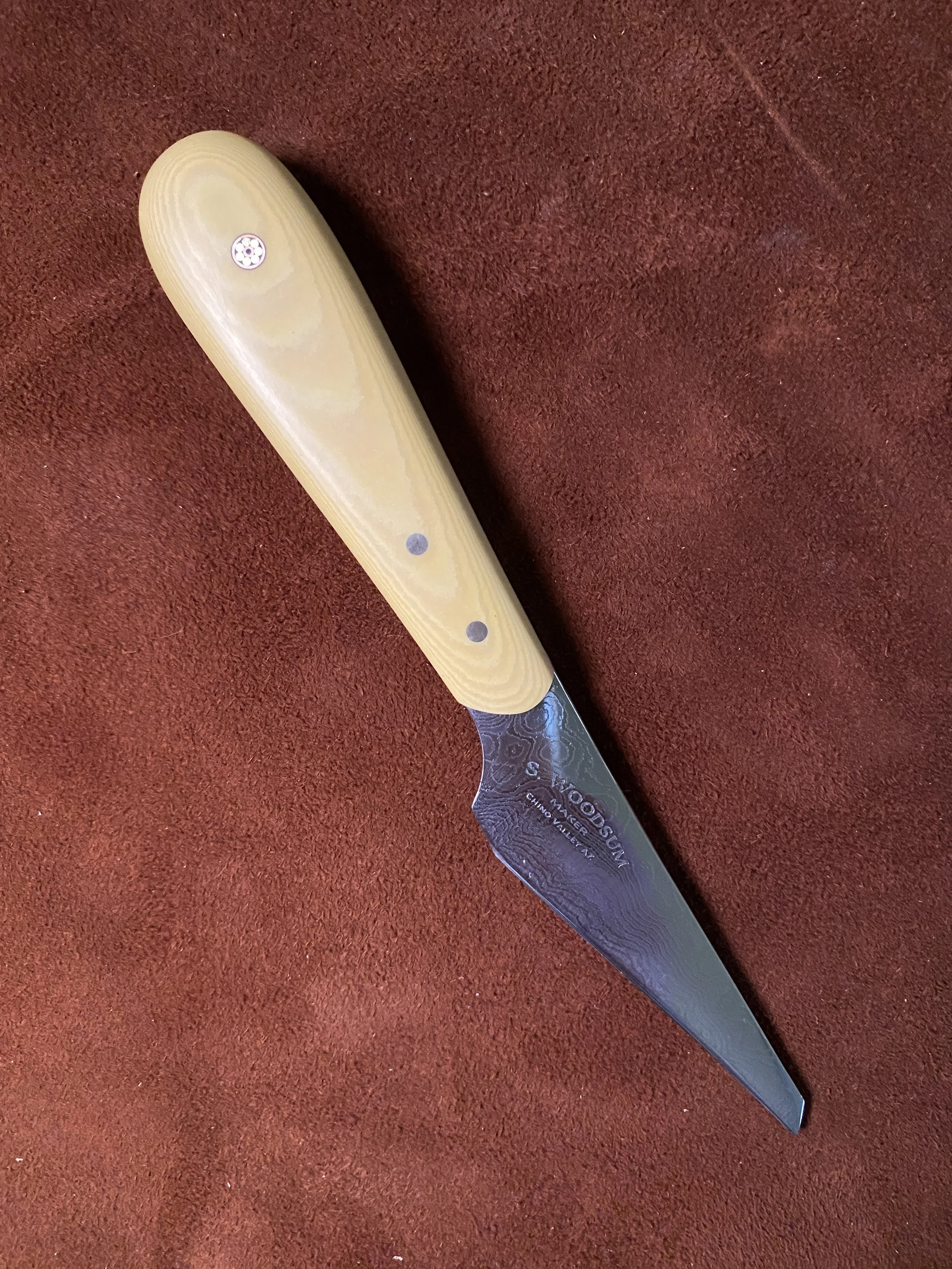 Handmade Leather Craft Knives — Shaun Woodsum Custom Knives