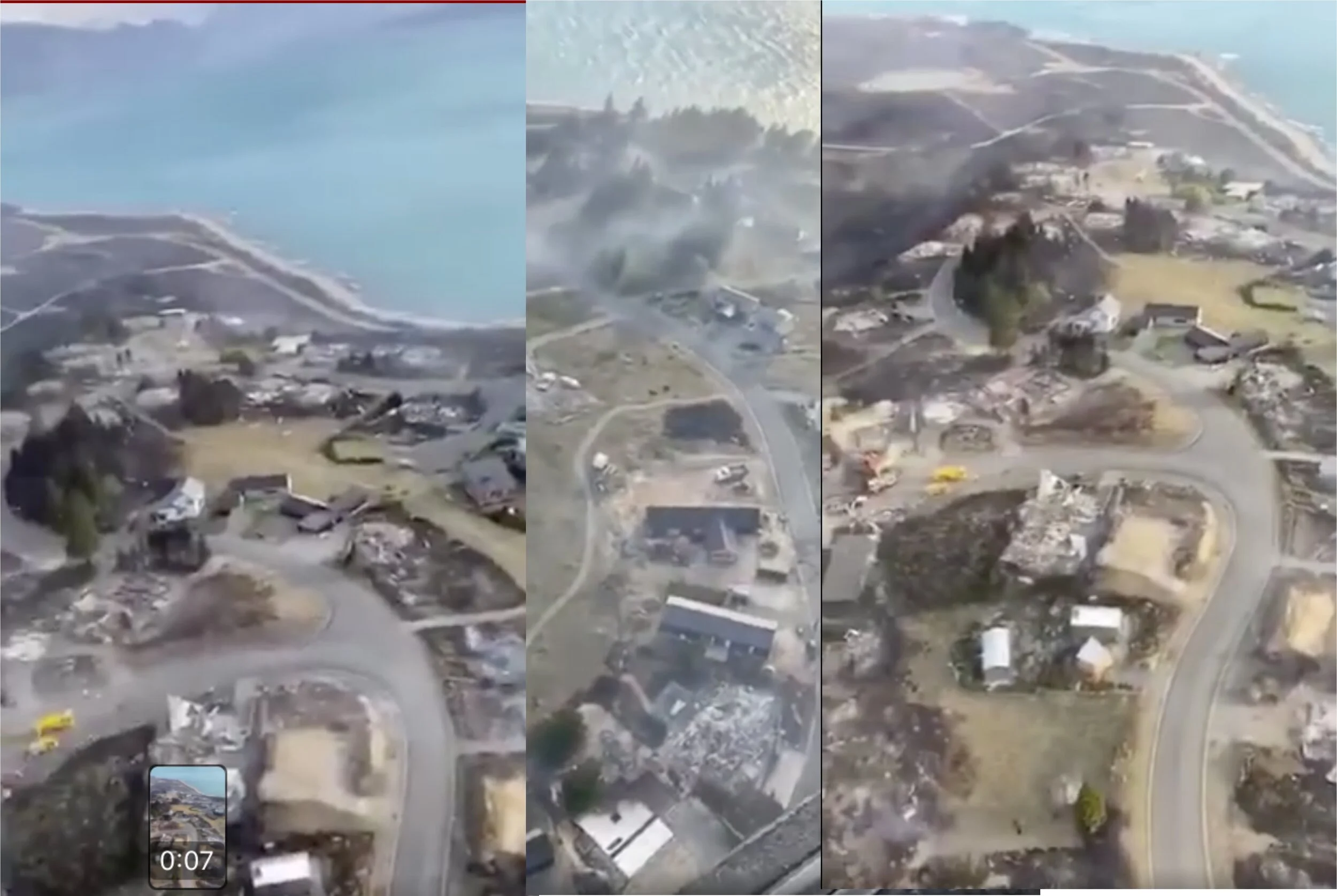 Houses wiped out in devastating Lake Ohau Village fires - Chris Lynch Media