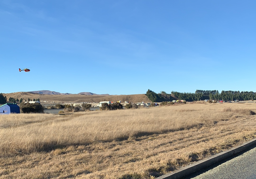 Serious crash near Lake Pukaki - Chris Lynch Media