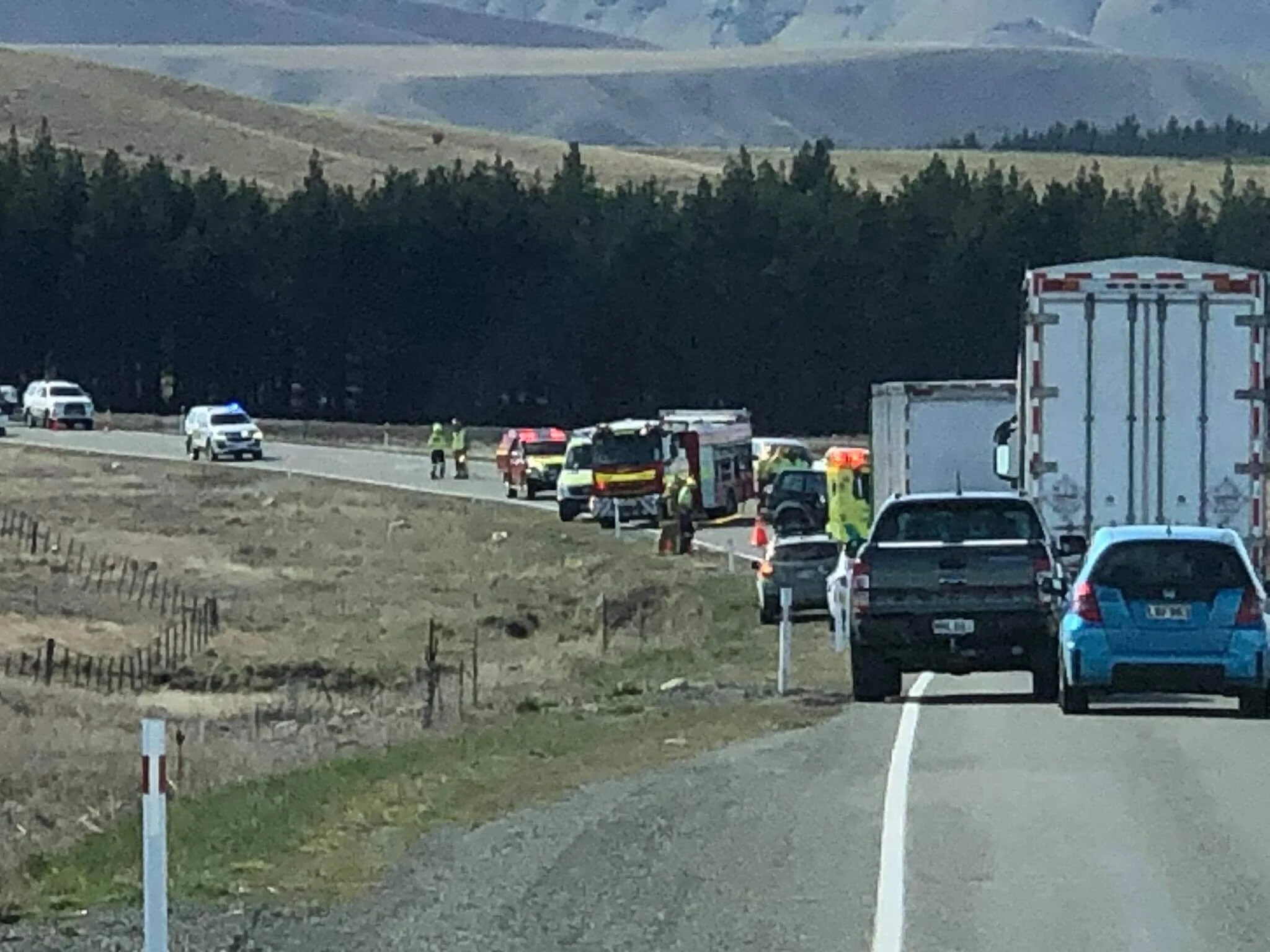 Serious crash near Lake Tekapo - Chris Lynch Media