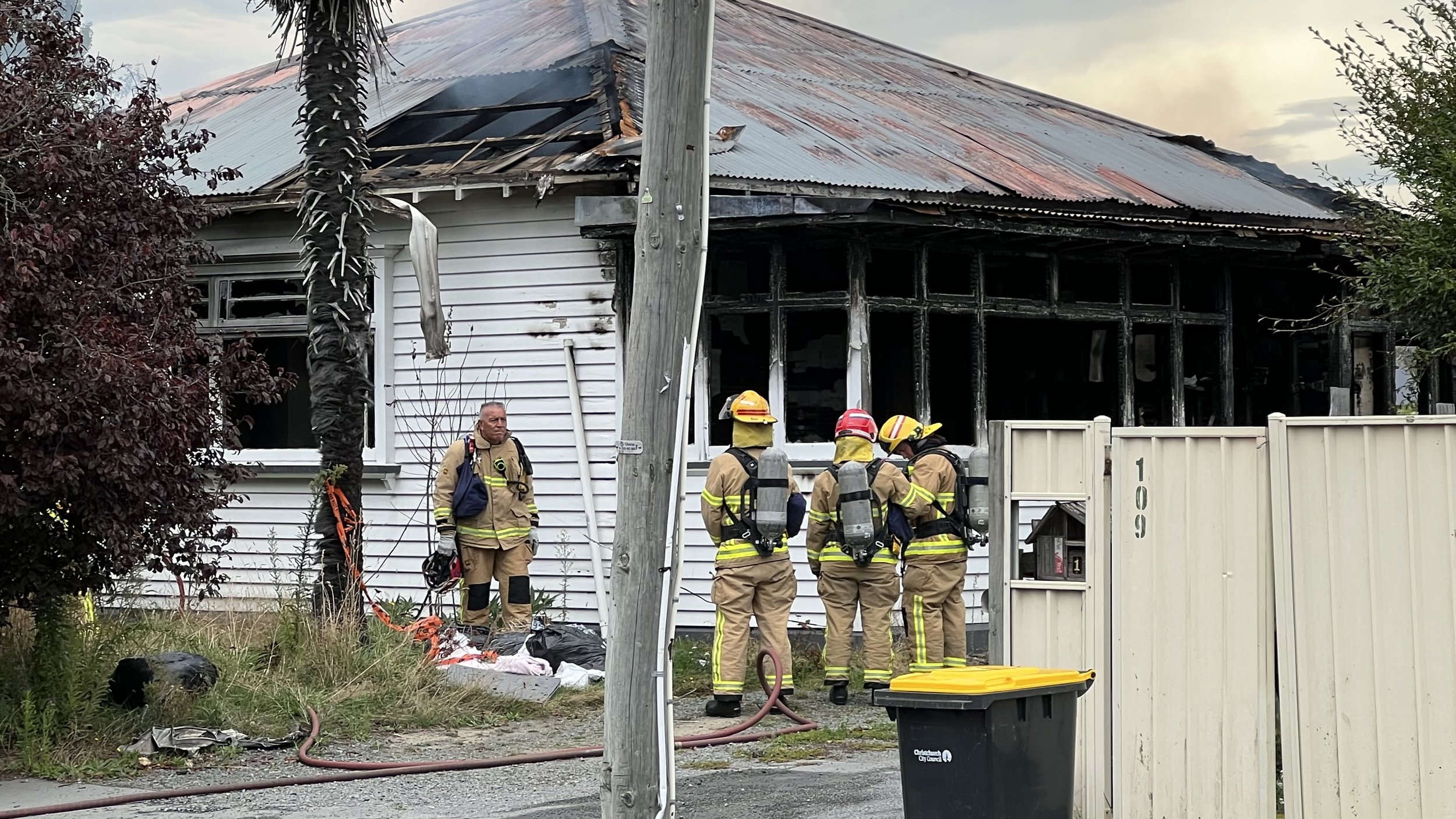 Emergency services at suspicious Phillipstown house fire - Chris Lynch ...