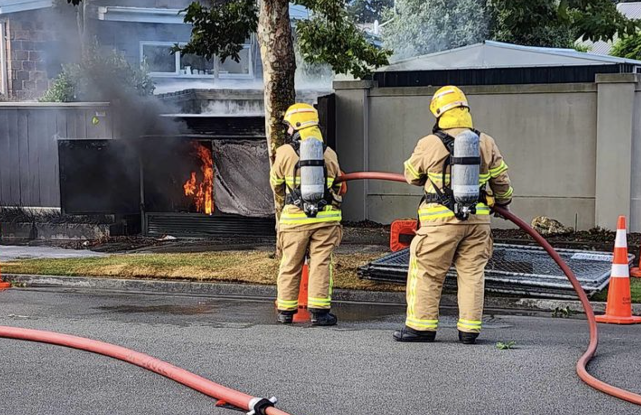 Power cut to Christchurch suburbs after power box catches fire - Chris ...