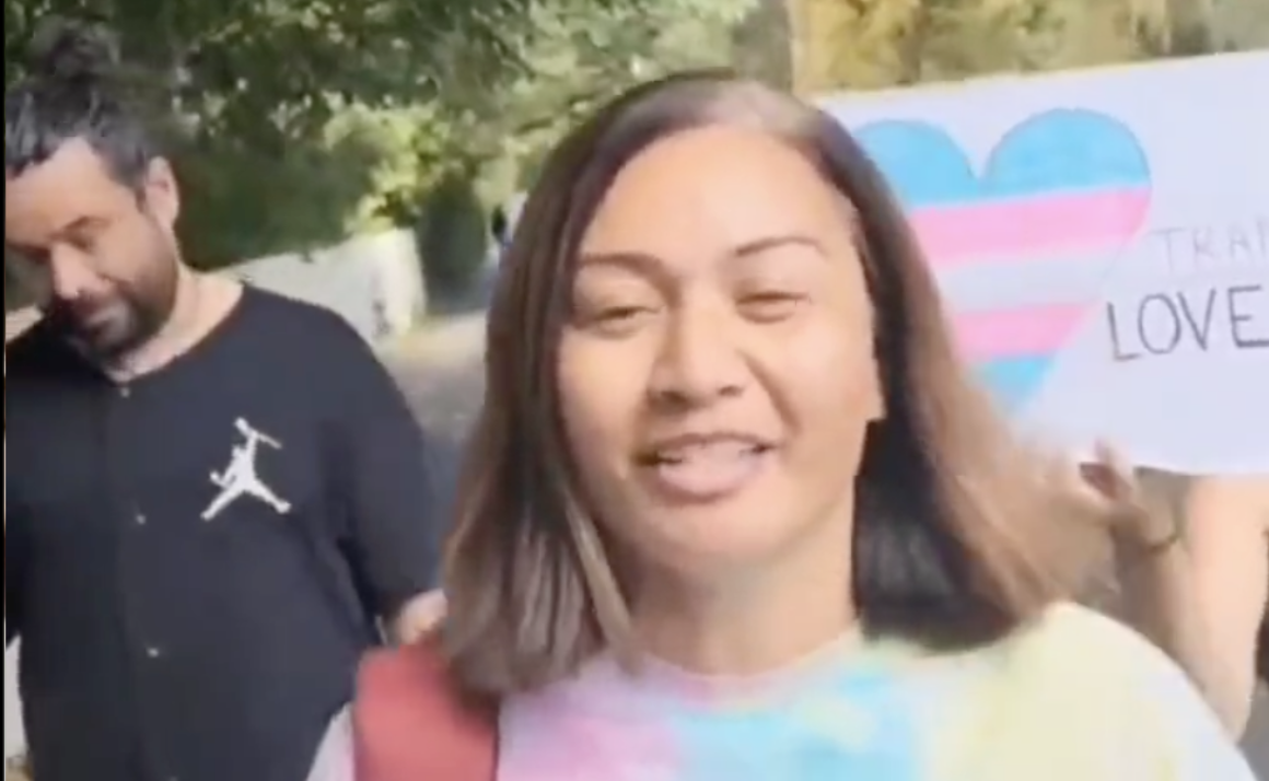 “I know who causes violence in the world, and it’s white cis men” says ...