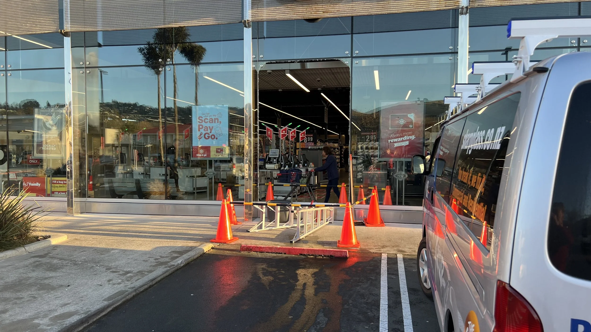 Youths ram raid Christchurch supermarket in another overnight crime ...