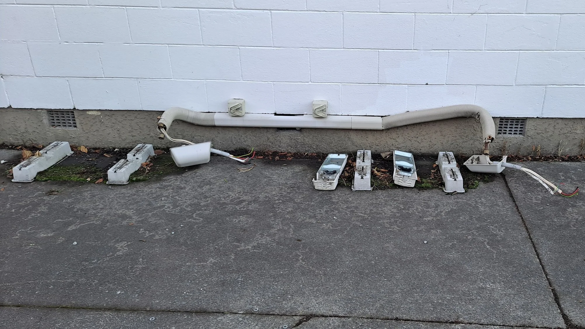 Heat pump units stolen from Linwood Community centre - Chris Lynch Media