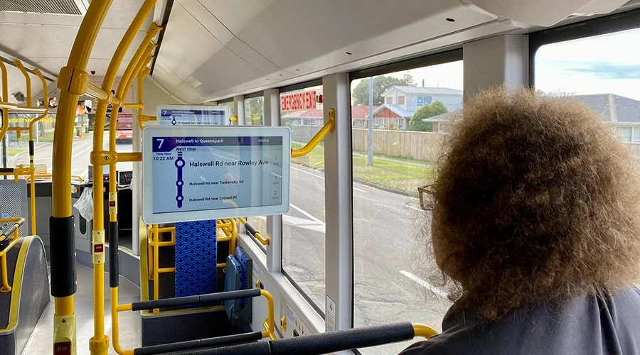Christchurch buses introduce real-time stop information screens - Chris ...