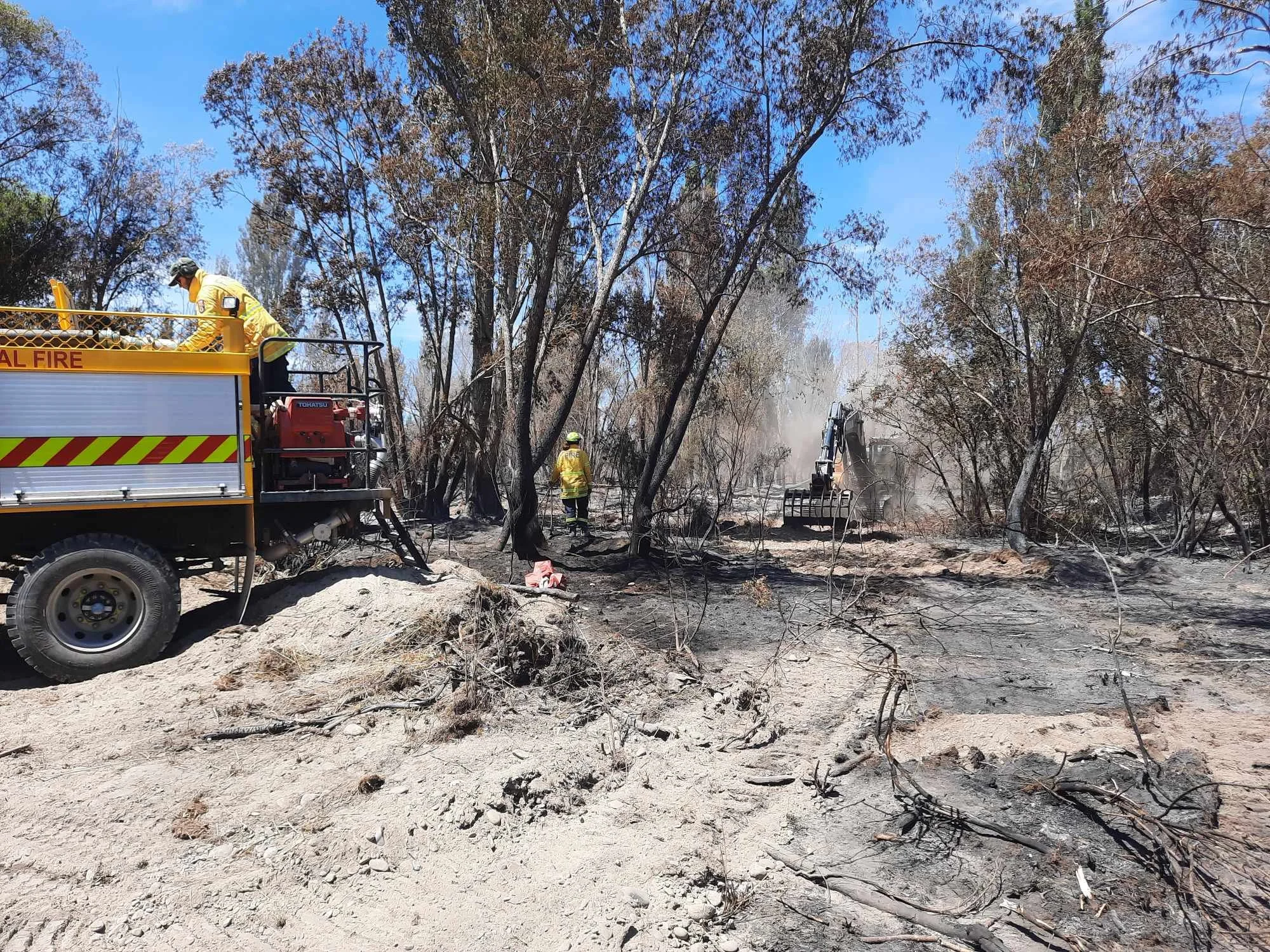 Final stages of firefighting efforts as crews leave Loburn and Amberley ...