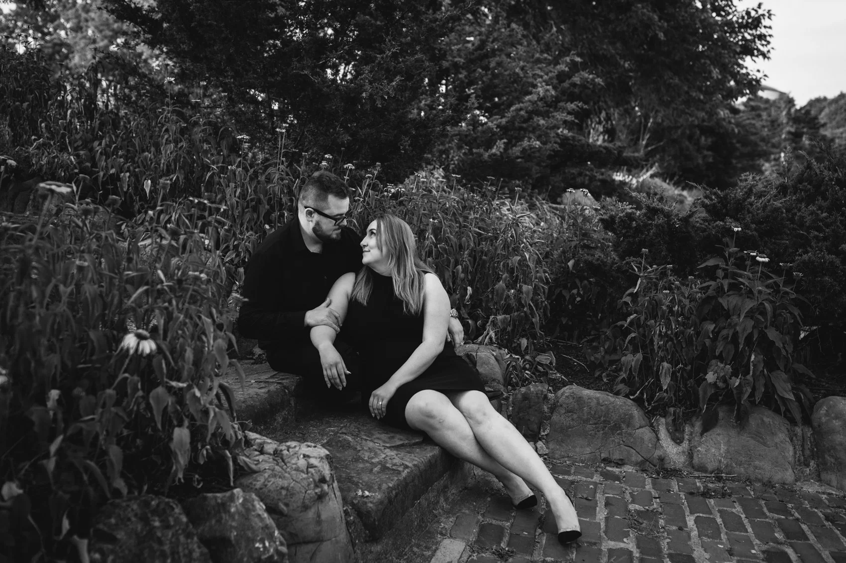 Kristina + Walter’s E. M. Rose Garden Engagement at Thornden Park ...