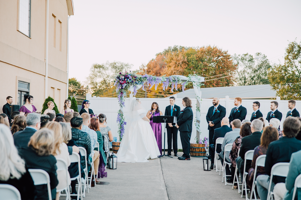 Sara + Pete’s Friday the 13th Wedding at the Italian American Community ...