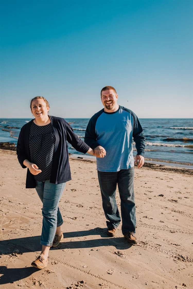 Jennifer & Steve's Southwick Beach Engagement | Brittany Juravich ...