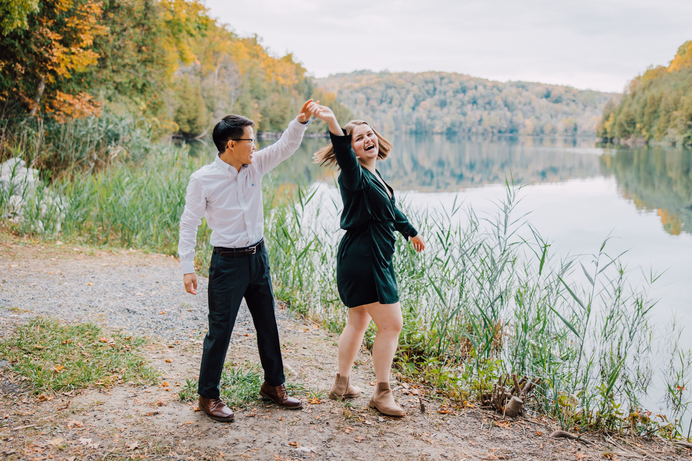 Emily + Mack’s Forest Photoshoot at Green Lakes State Park | Brittany ...