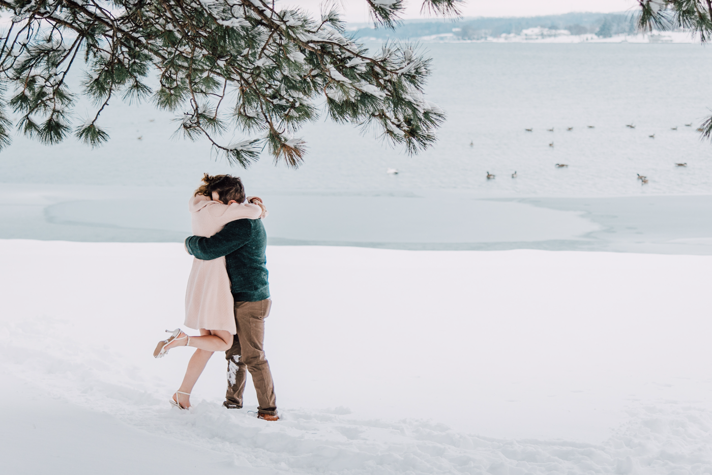 Amanda + Sam’s Proposal Pictures on Skaneateles Lake | Brittany ...