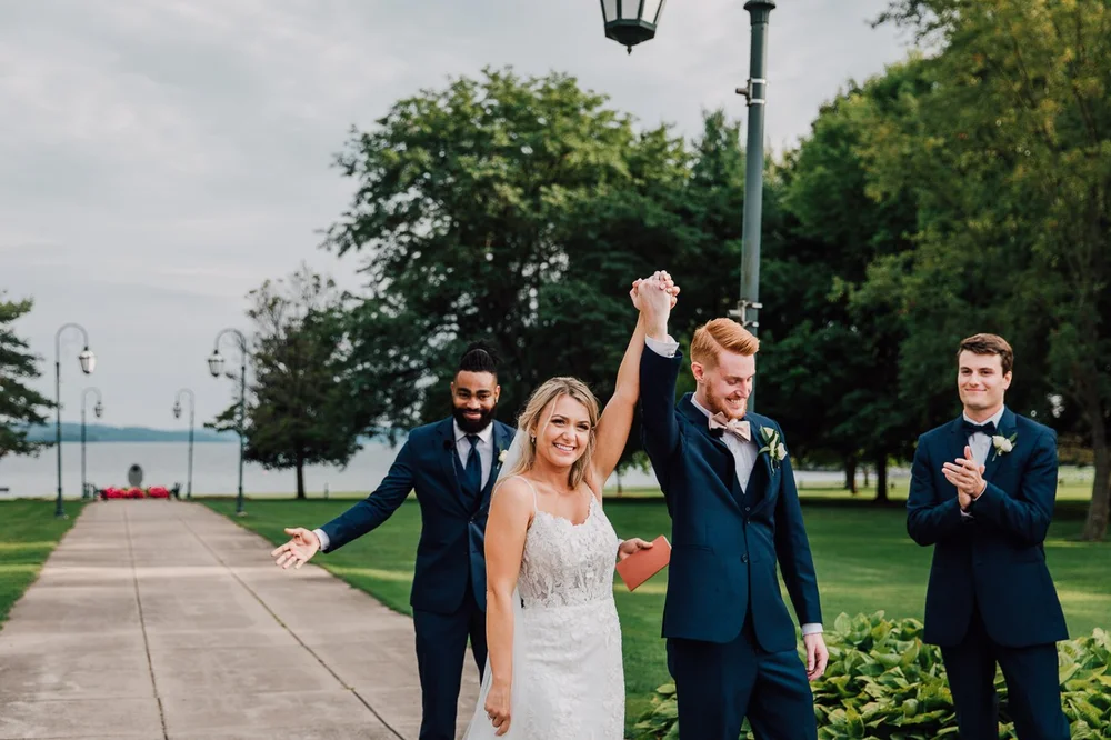 Devon and Brendan's Fingerlakes Wedding at Emerson Park Pavilion ...