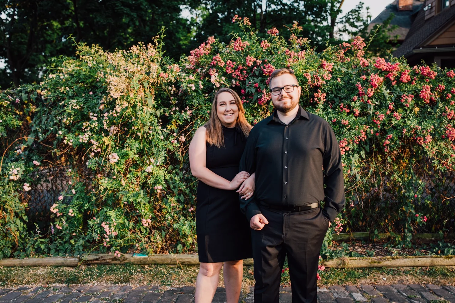 Kristina + Walter’s E. M. Rose Garden Engagement at Thornden Park ...
