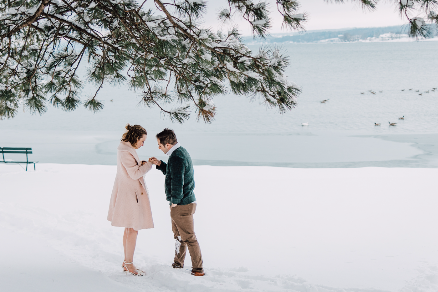 Amanda + Sam’s Proposal Pictures on Skaneateles Lake | Brittany ...