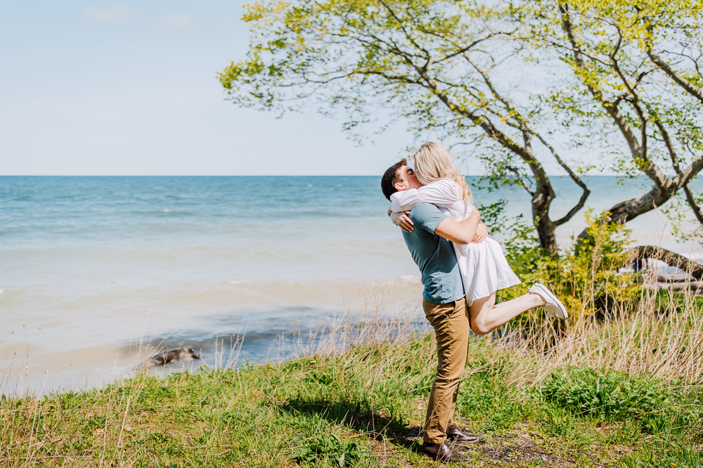 Dana + Ben’s Spring Engagement Photos at Sterling Bluffs | Brittany ...