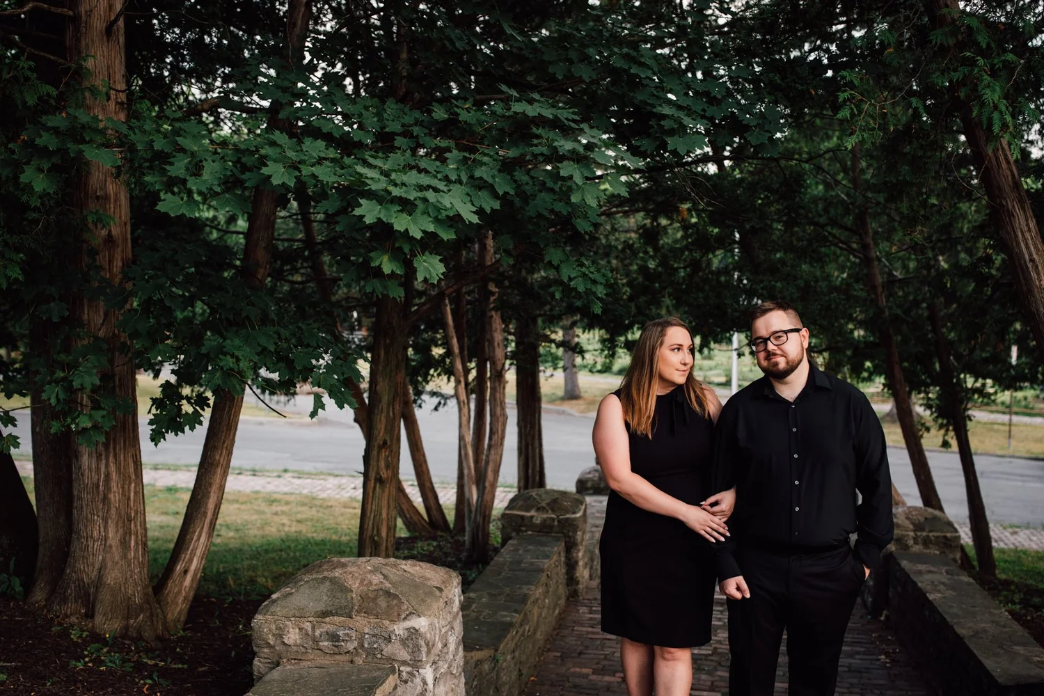 Kristina + Walter’s E. M. Rose Garden Engagement at Thornden Park ...