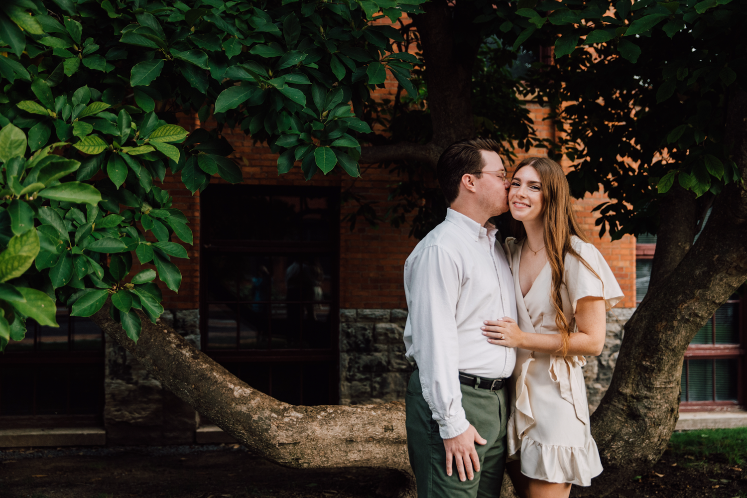 Kara + Zachary’s Timeless Engagement Photos at Franklin Square Park ...
