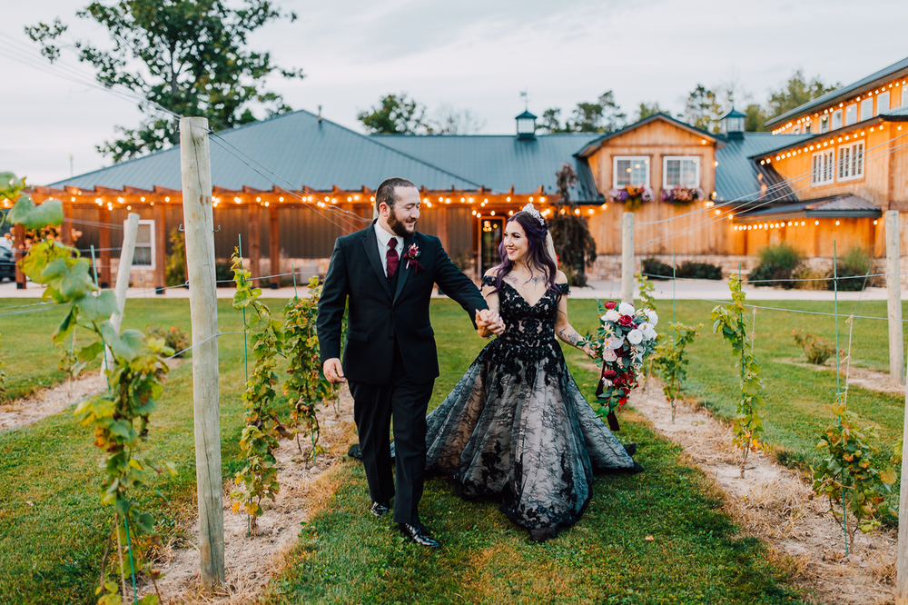 Julia + Nate’s Dark & Moody Wedding at Colloca Estate Winery | Brittany ...