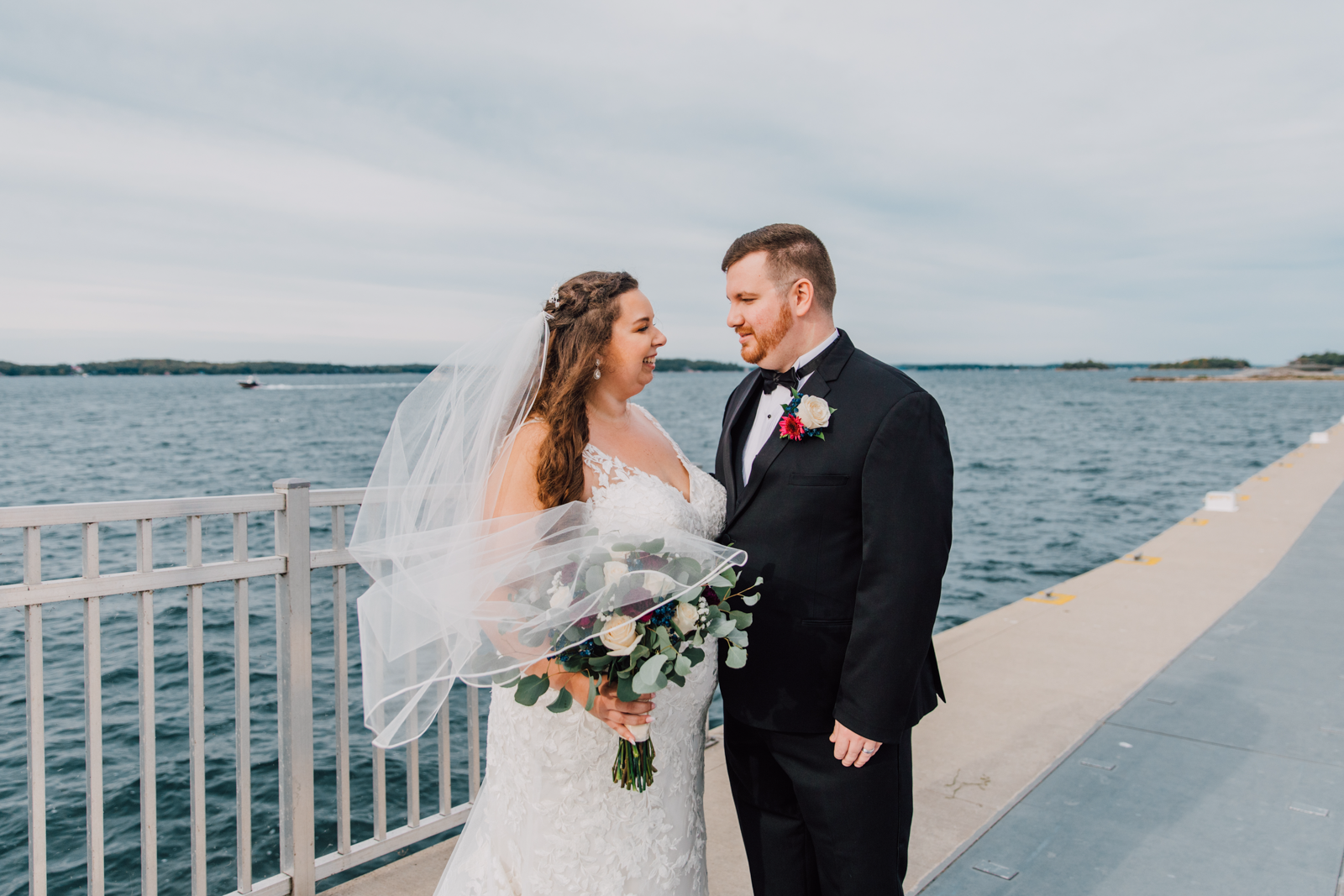 Hanna + Brandon’s Riverfront Wedding at the 1000 Islands Harbor Hotel ...