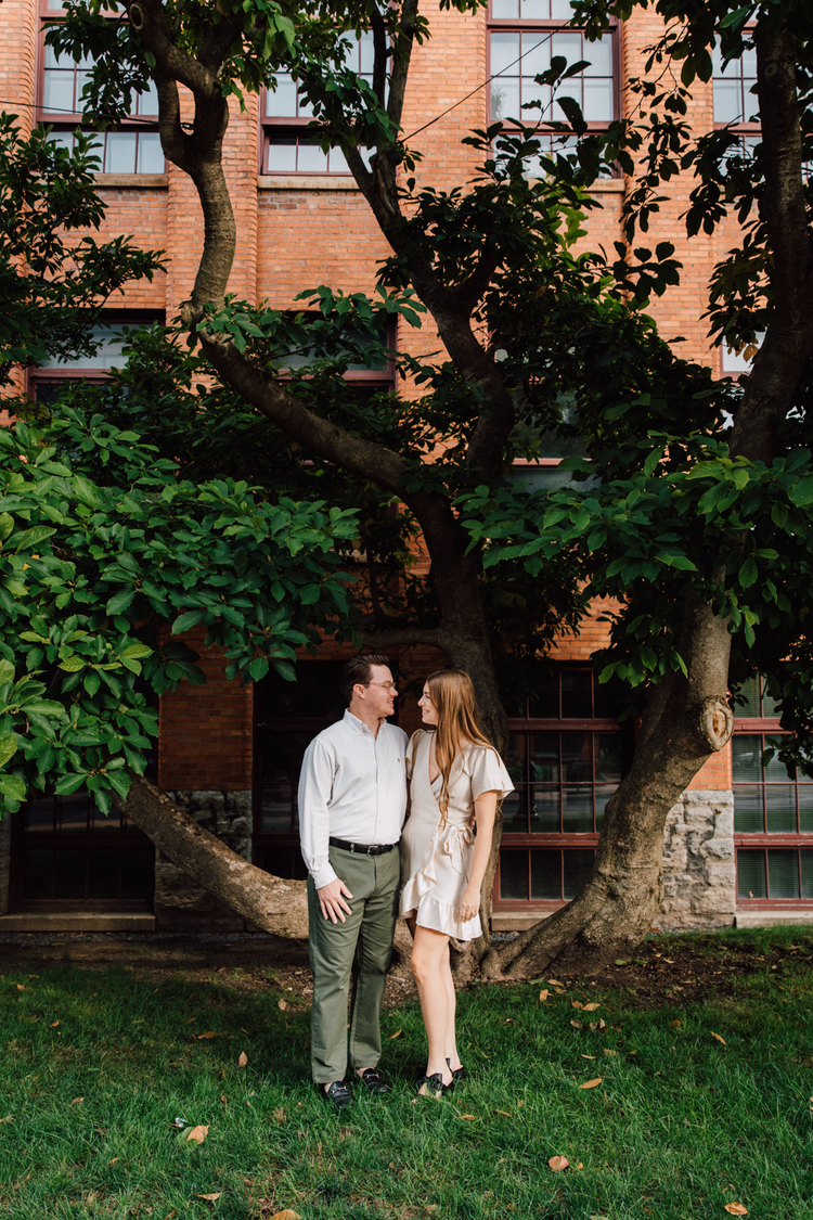 Kara + Zachary’s Timeless Engagement Photos at Franklin Square Park ...