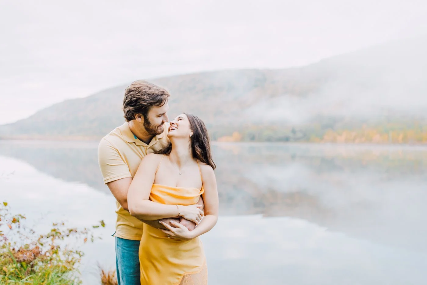 Carly + Hunter’s Foggy Photoshoot at Labrador Hollow | Brittany ...