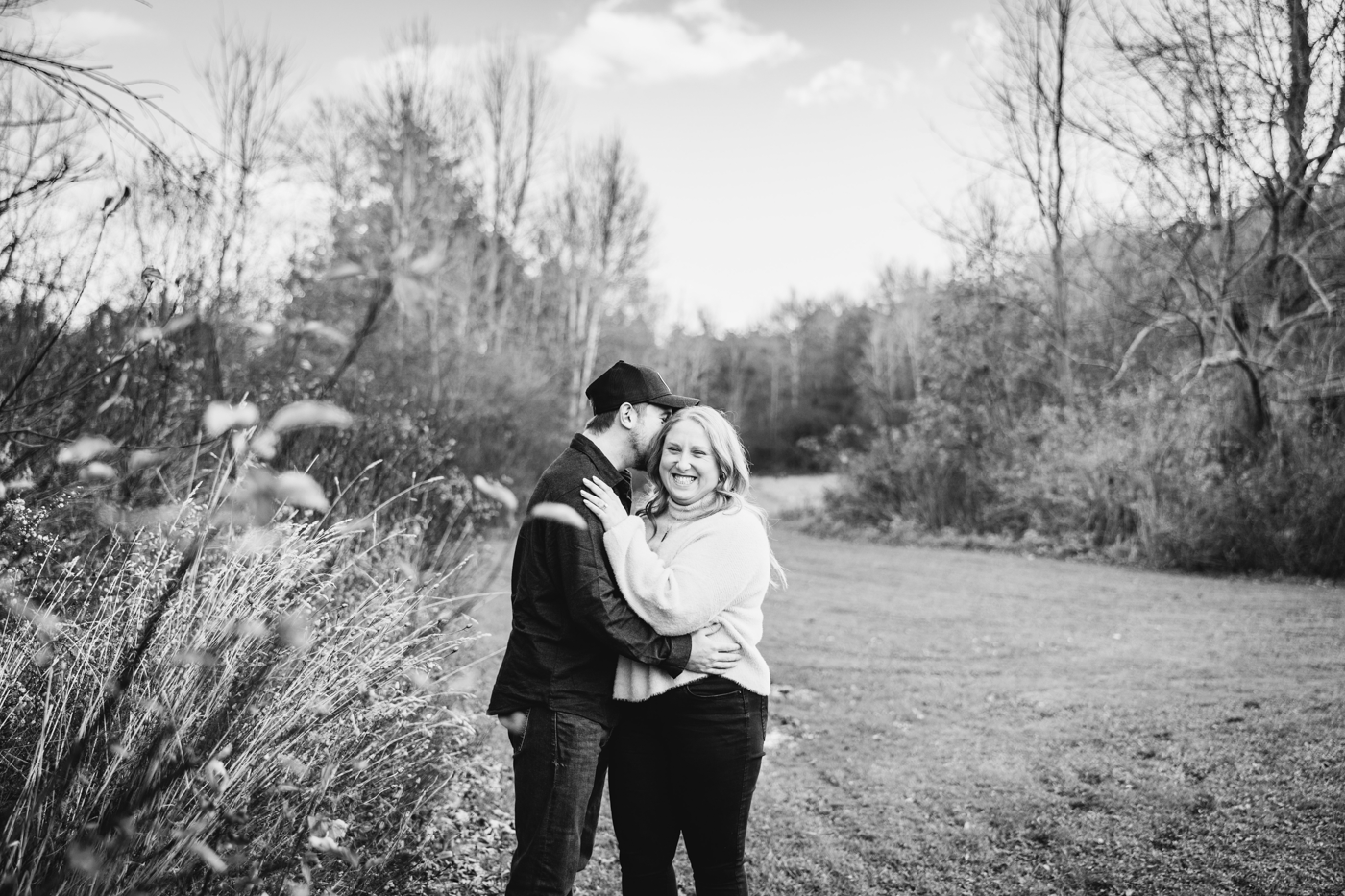 Rachel + Jeff’s Fall Engagement Photos at Fallbrook Lodge | Brittany ...