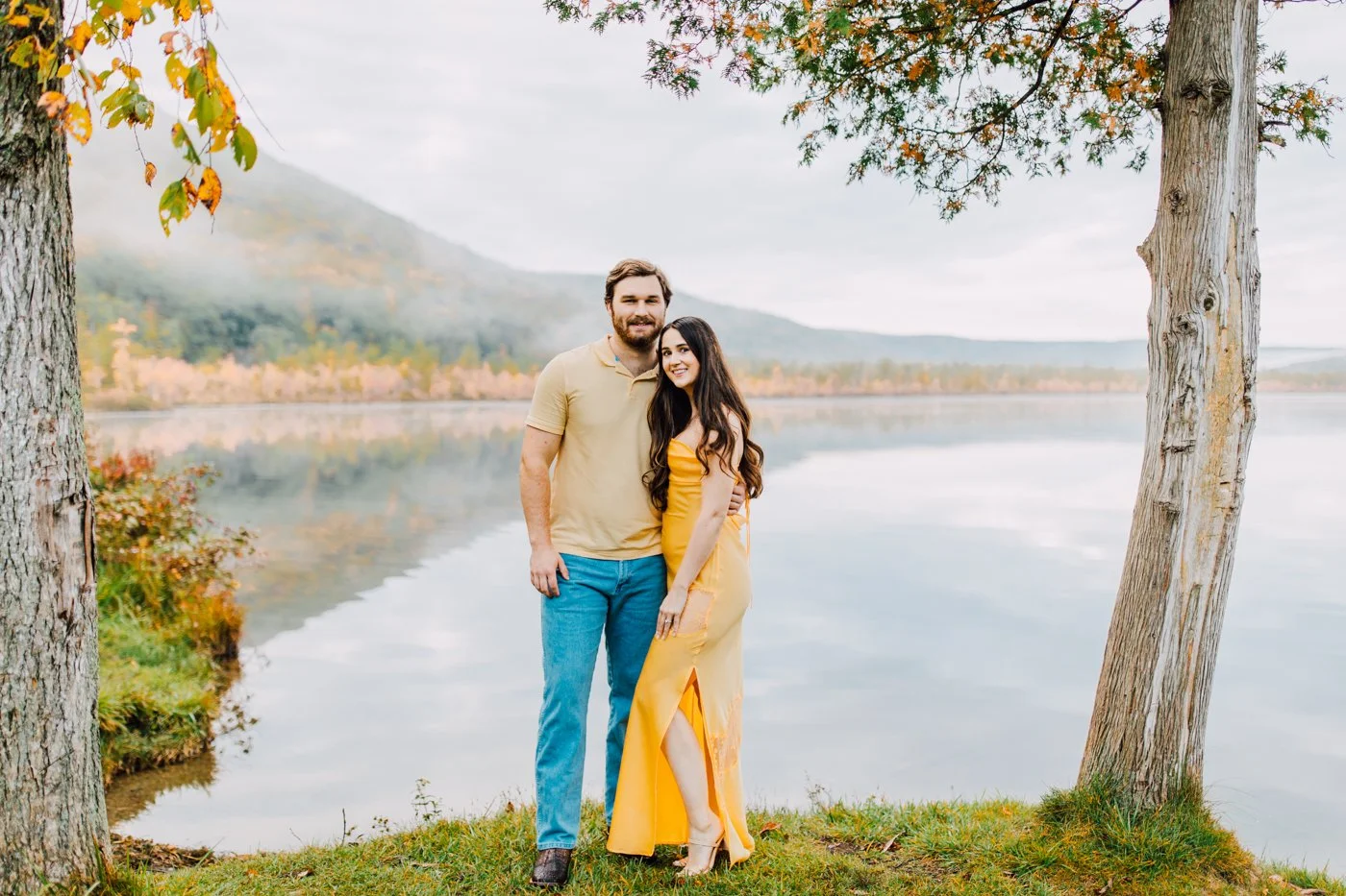 Carly + Hunter’s Foggy Photoshoot at Labrador Hollow | Brittany ...