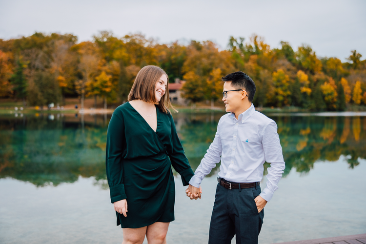 Emily + Mack’s Forest Photoshoot at Green Lakes State Park | Brittany ...