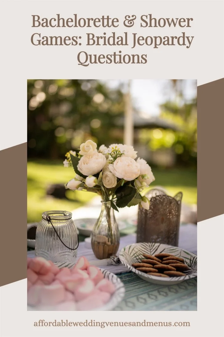 Bachelorette and Shower Games: Bridal Jeopardy Questions