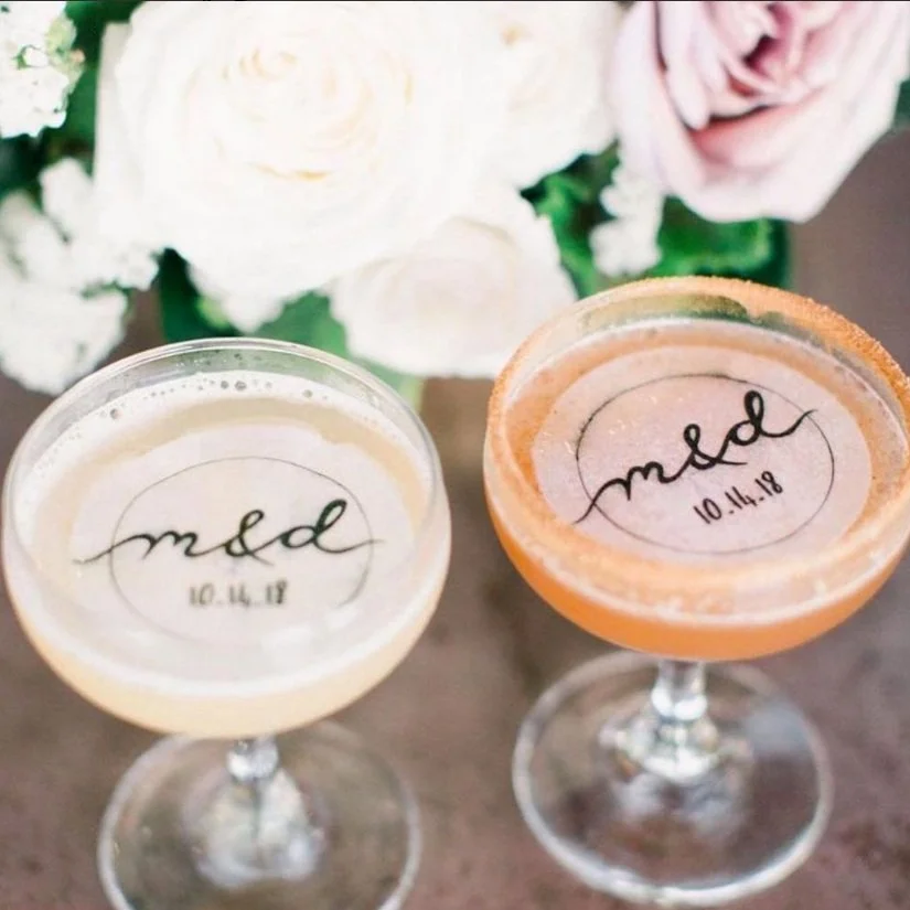 Unique and Affordable Wedding Drink Decorations