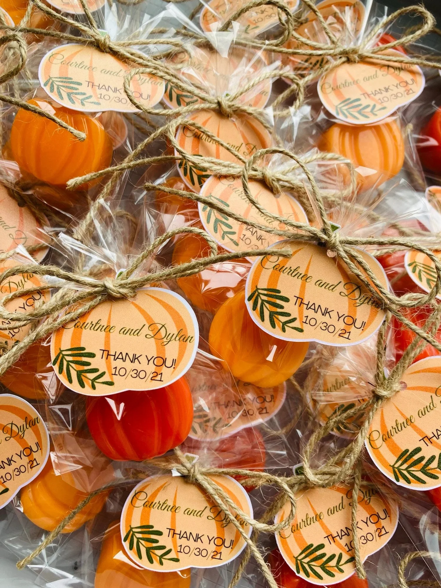 Squash the Ordinary with These Pumpkin Wedding Favors