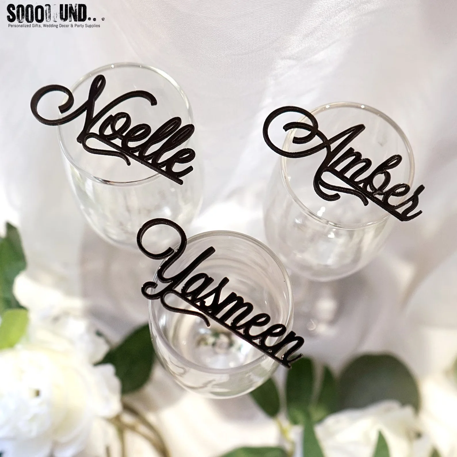 Unique and Affordable Wedding Drink Decorations