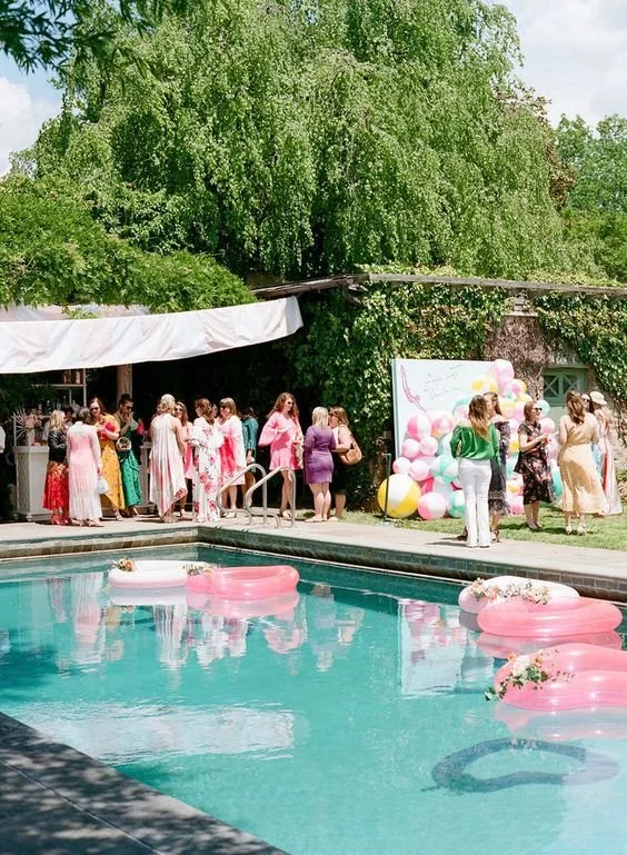 10+ Fun Bridal Shower Pool Party Ideas