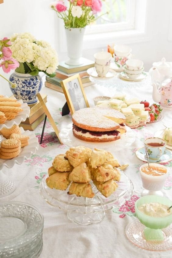 Bridal Shower Tea Party Food Ideas & Sample Menus