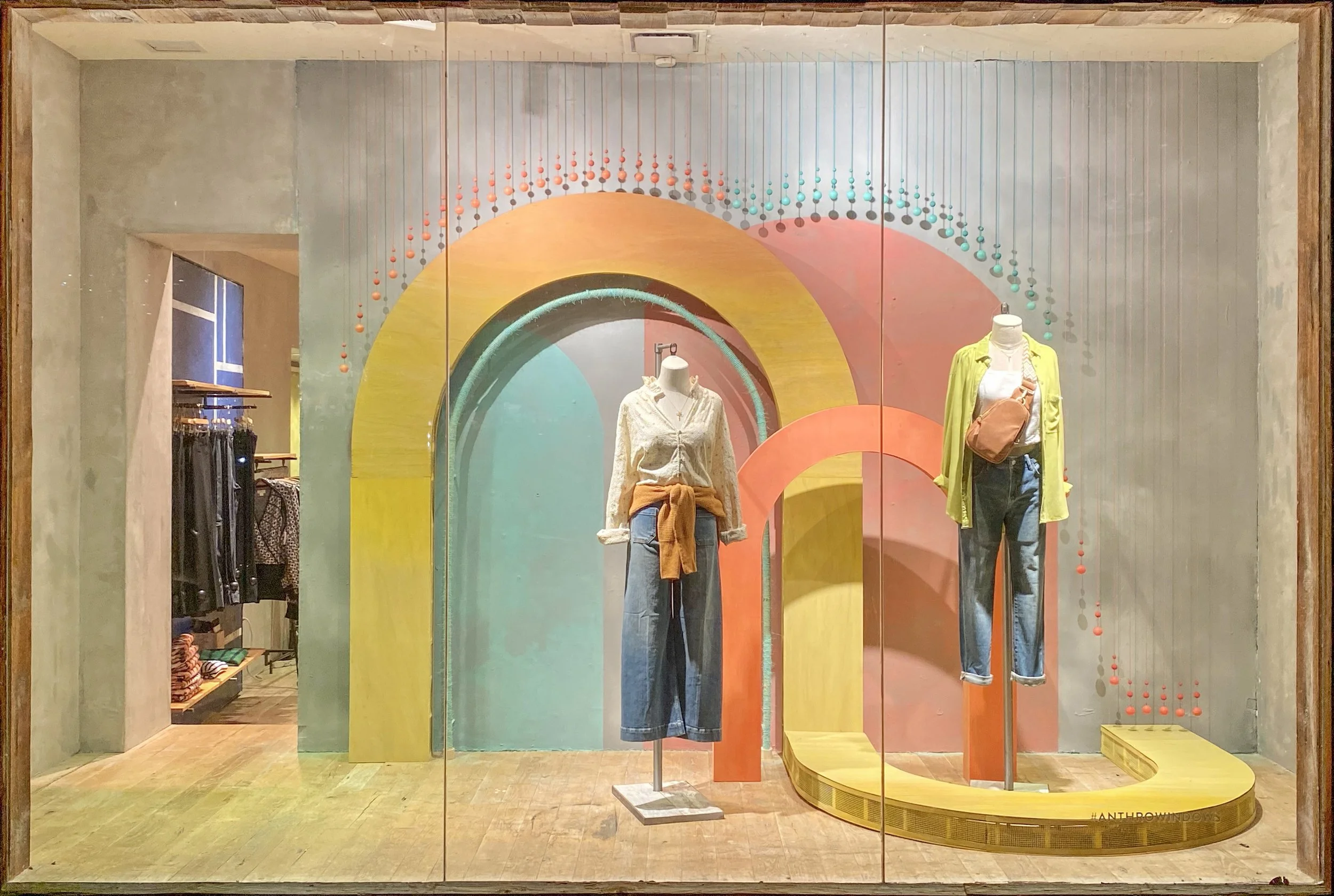 Anthropologie Spring Window Installations — VIM + VENTURE