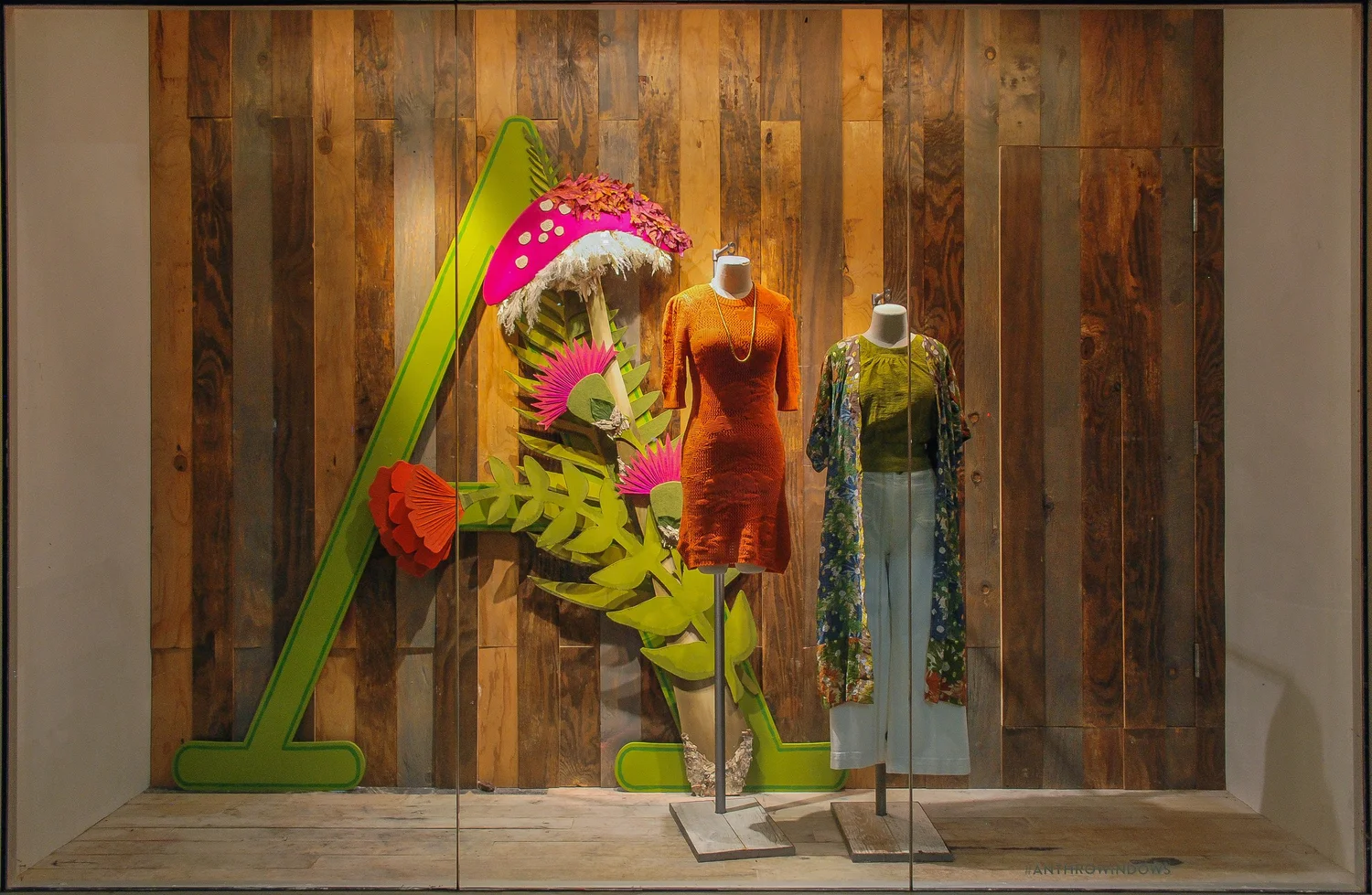 Anthropologie Fall Window Installations — VIM + VENTURE