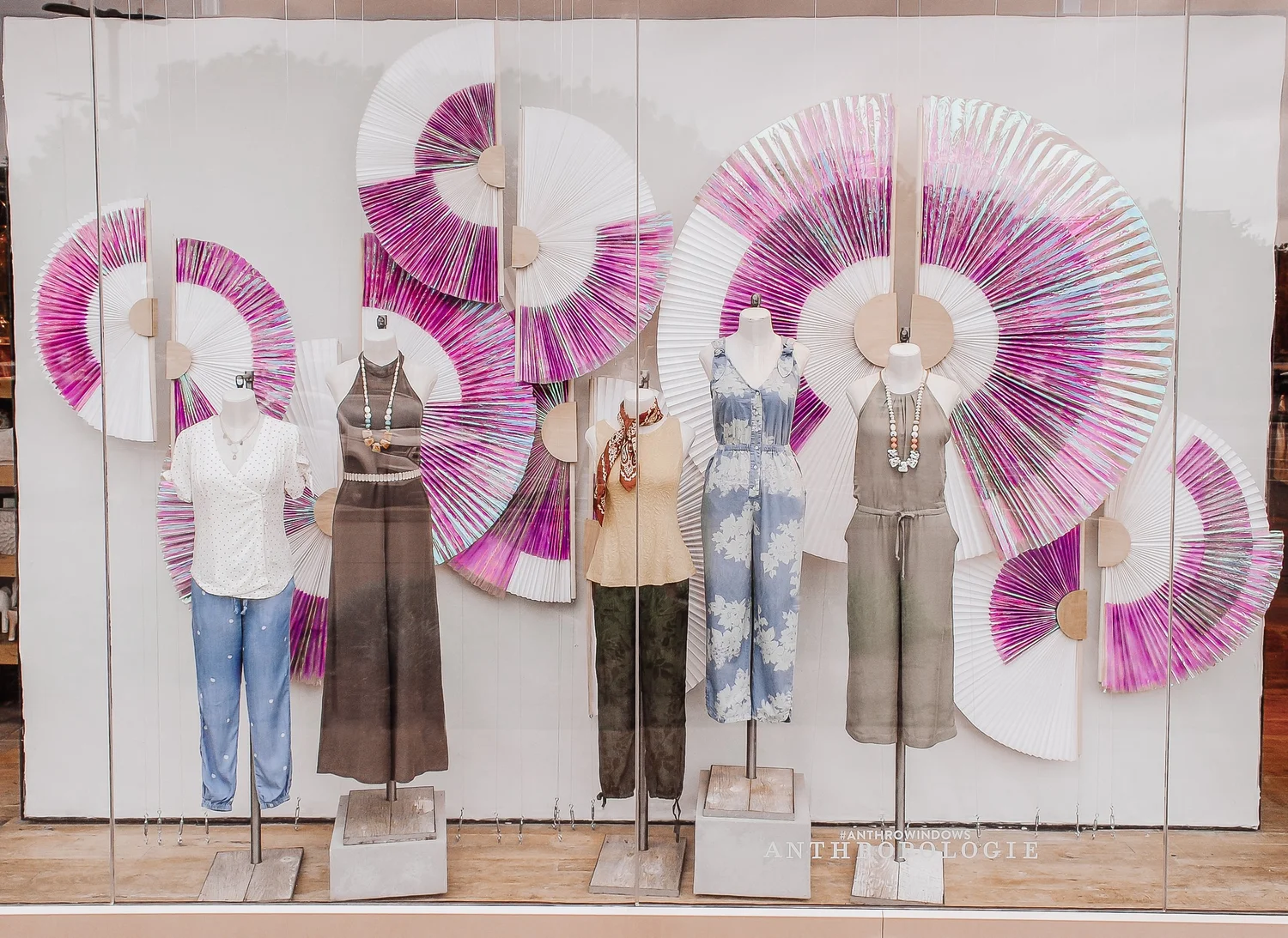 Anthropologie Summer Window Installations — VIM + VENTURE