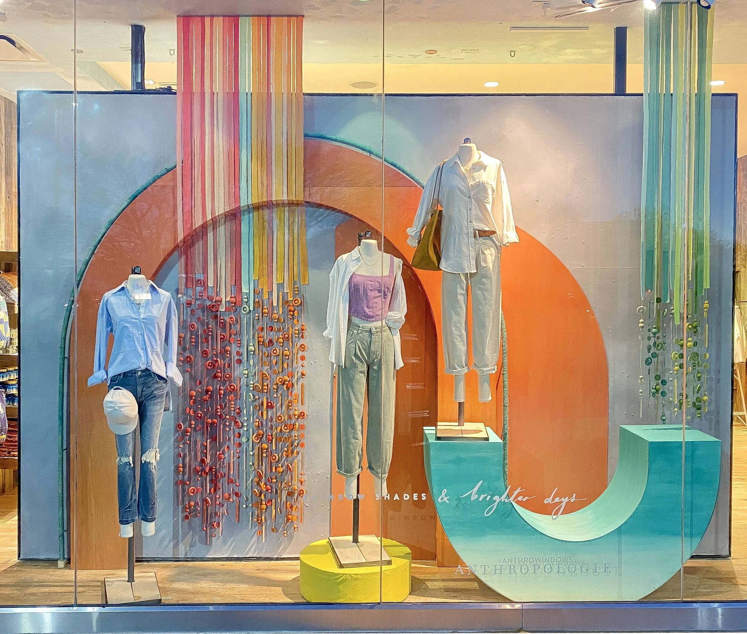 Anthropologie Spring Window Installations — VIM + VENTURE