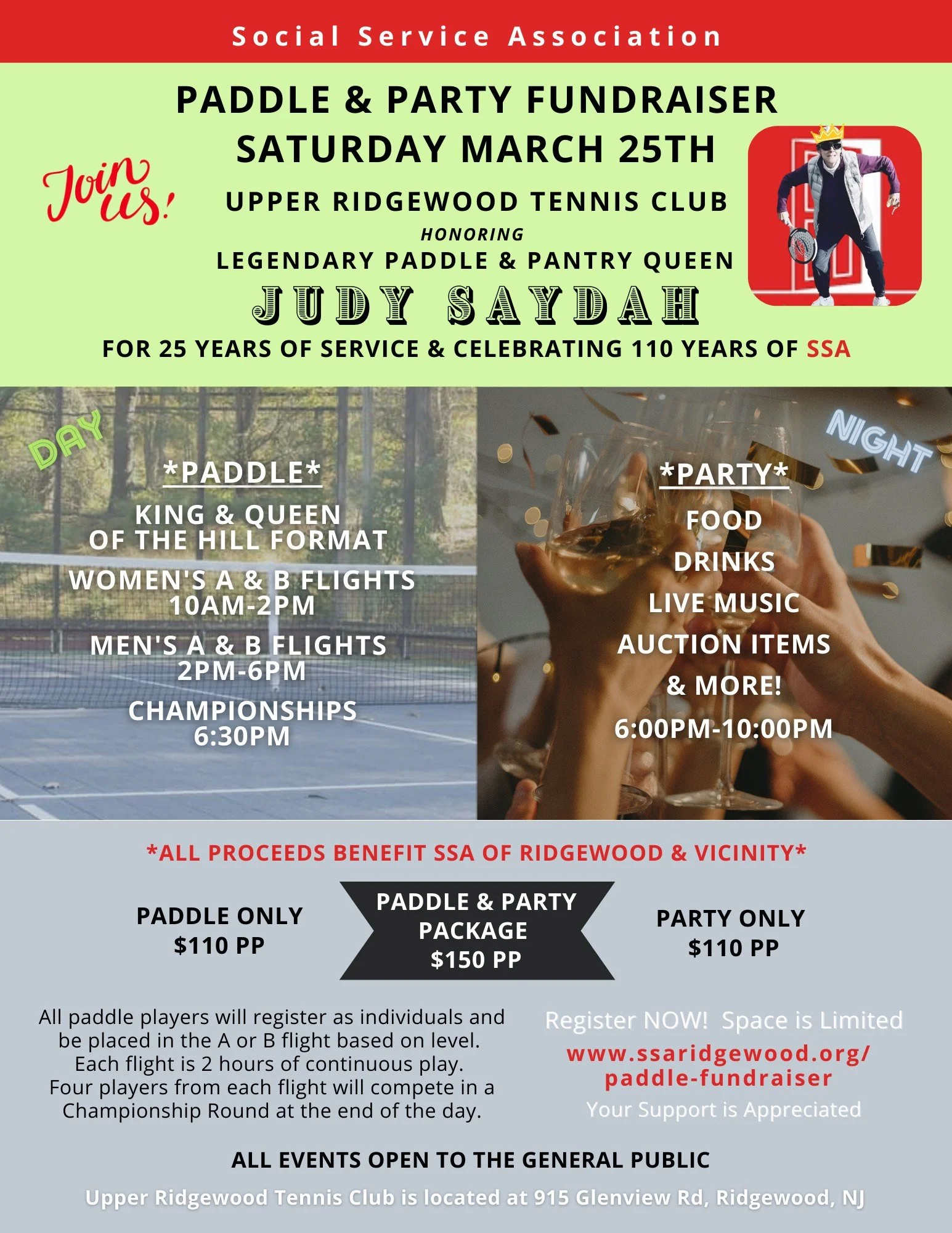 Paddle Fundraiser — Social Service Association (SSA) - Ridgewood Food ...