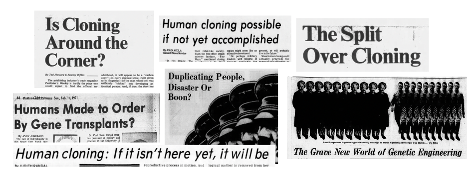A History of Human Cloning — Control Alt History