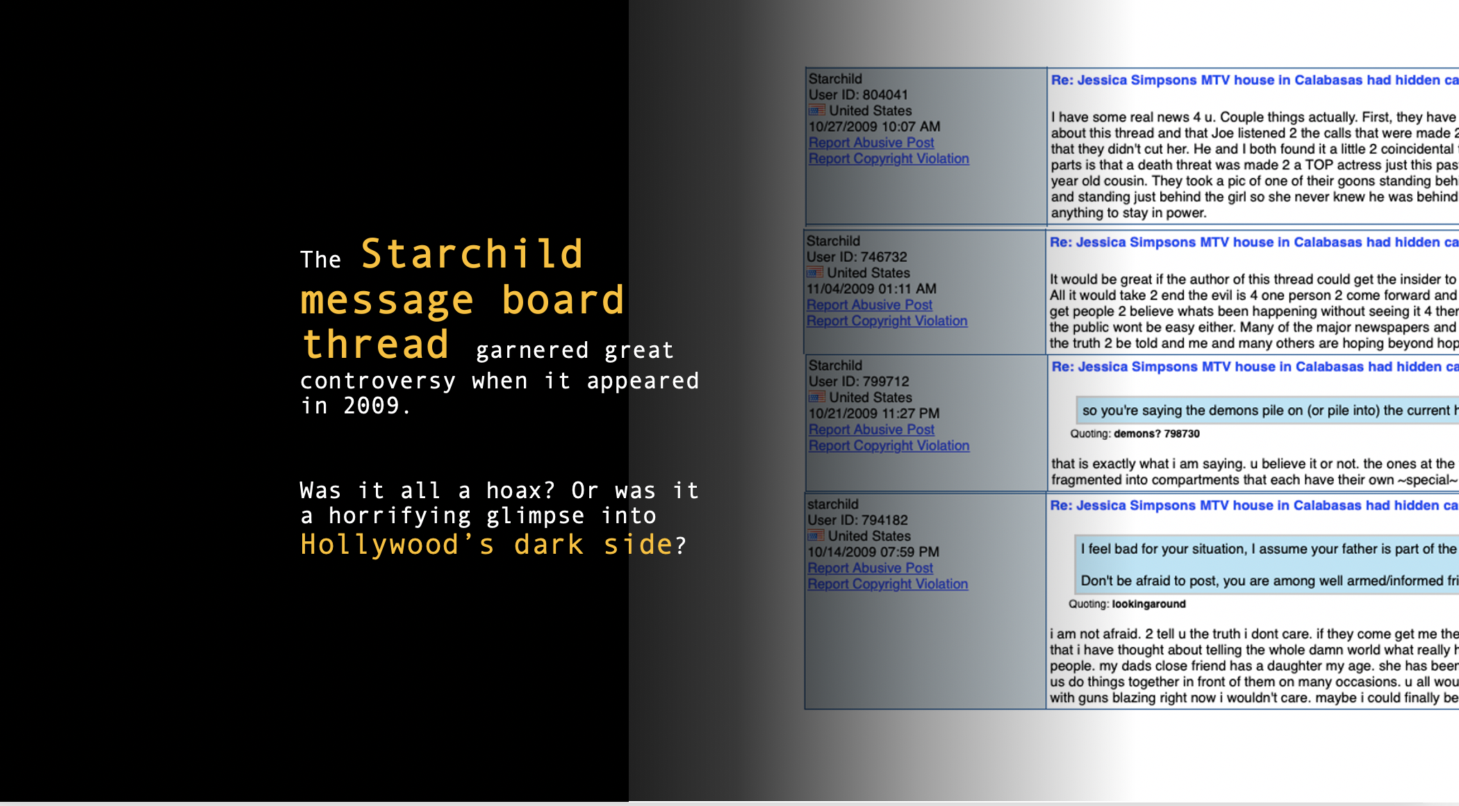 Starchild Thread — Control Alt History