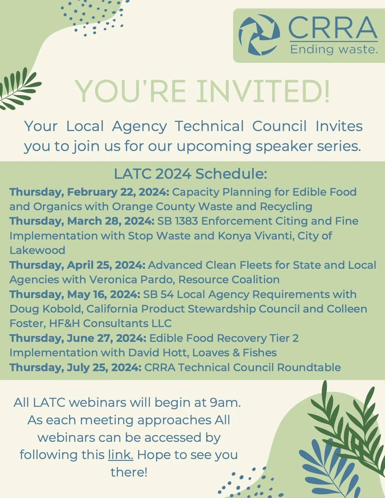 LATC Technical Council — California Resource Recovery Association