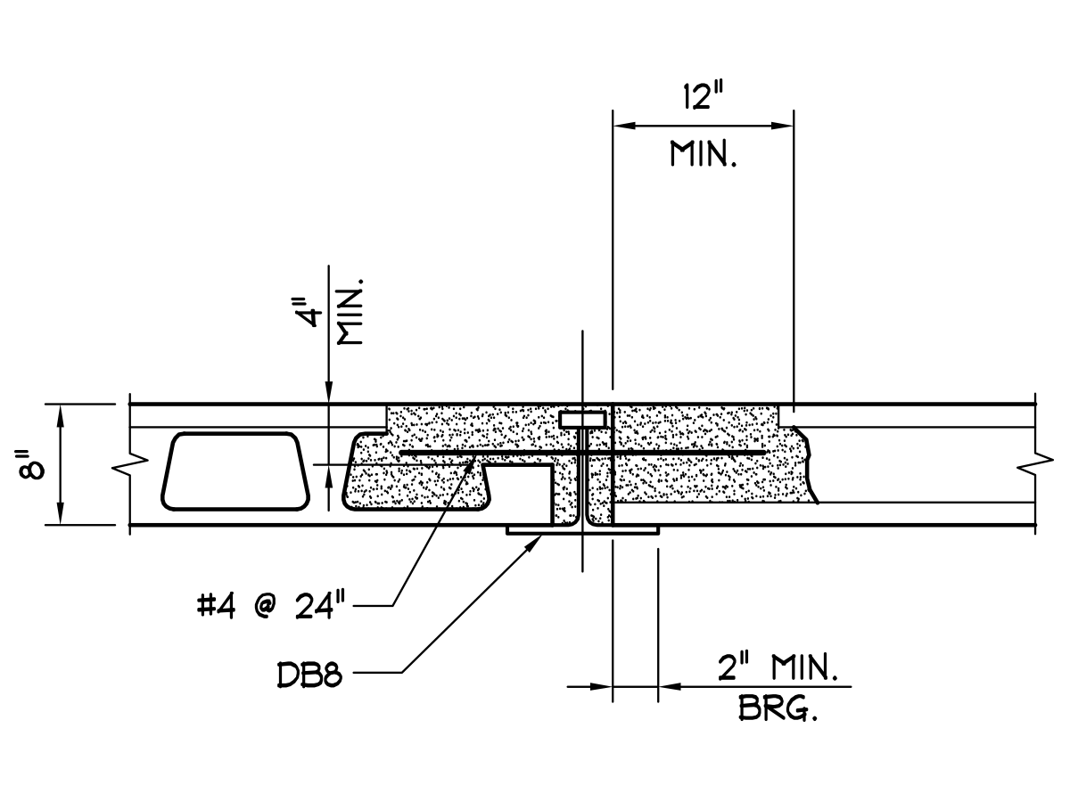 Typical Sections GIRDER-SLAB® system