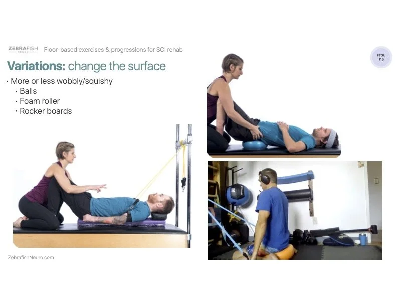 SCI Rehab Professional Development: exercise progressions for spinal ...