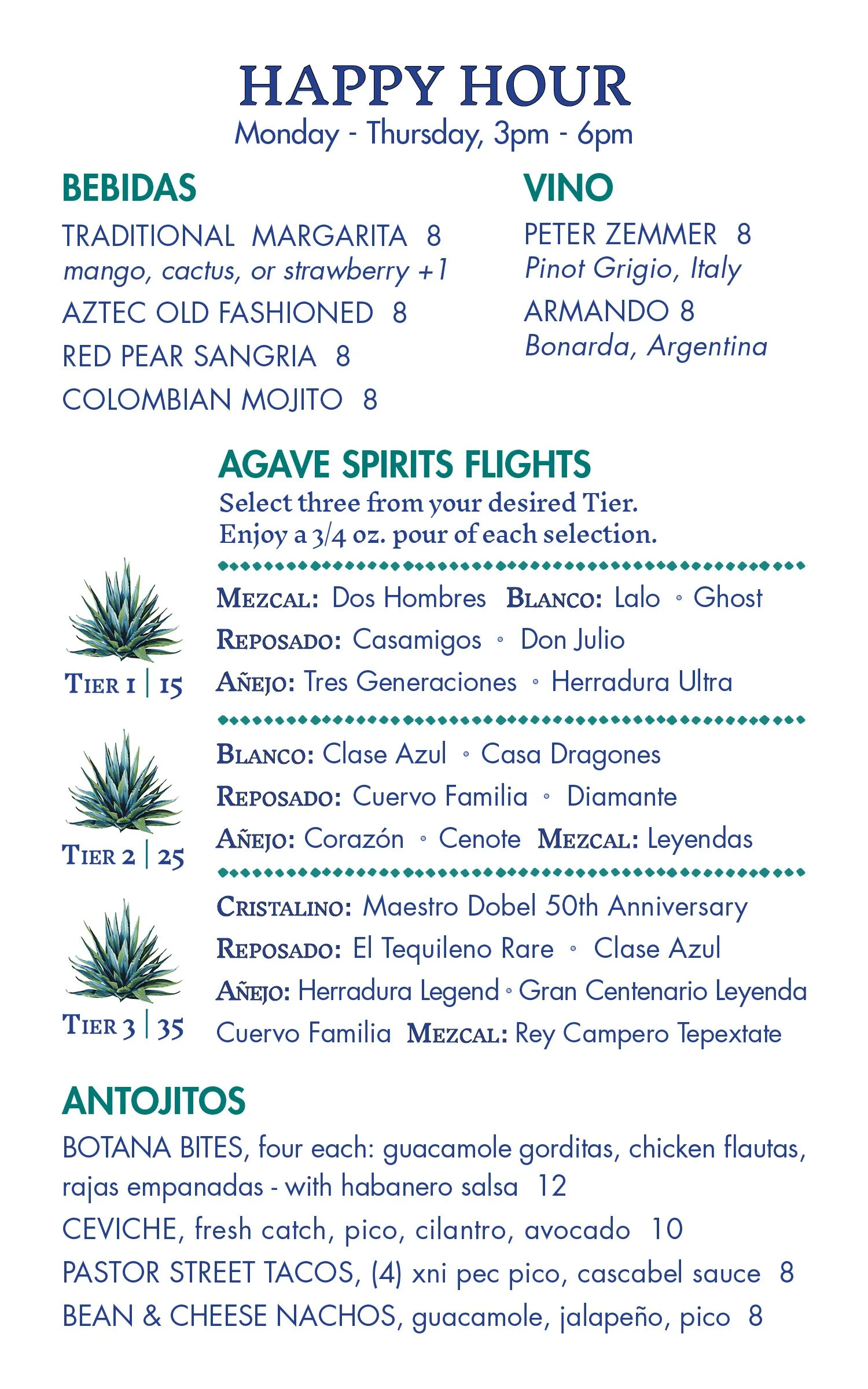 HAPPY HOUR — La Fonda on Main