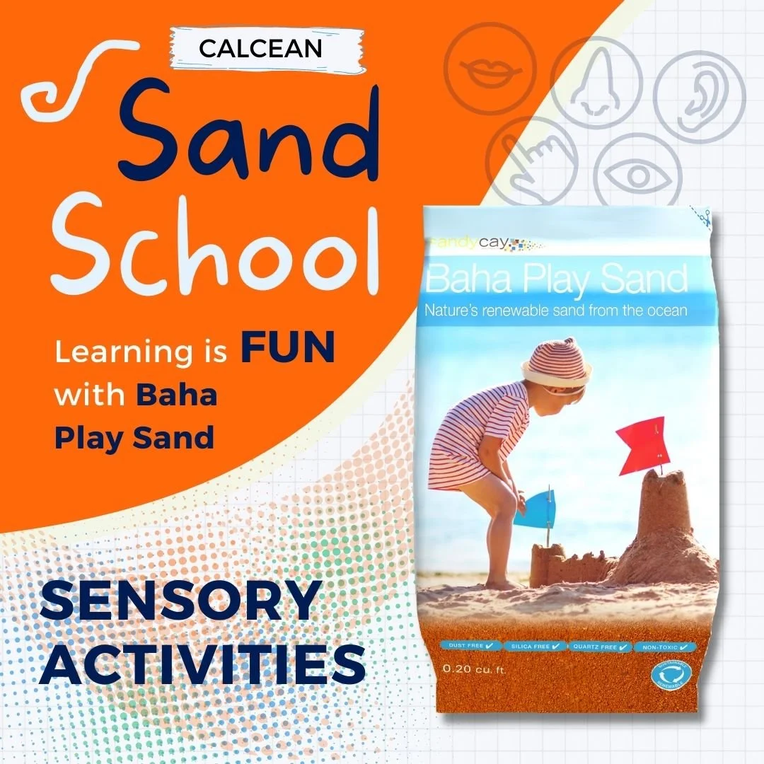 SAND SCHOOL: Sensory Ideas & Projects with Baha Play Sand — Calcean