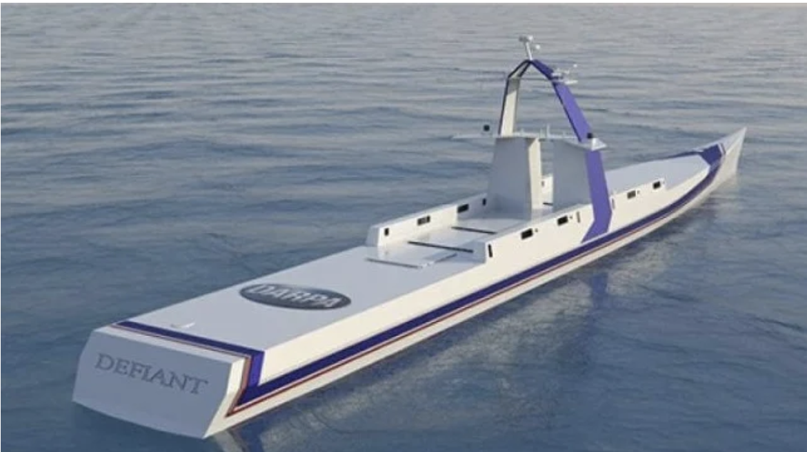 DARPA Christens U.S. Navy's First Fully-Unmanned Oceangoing Ship ...