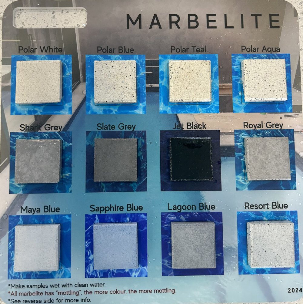 Swimming Pool Marbelite - Select a pool finish for your concrete pool ...